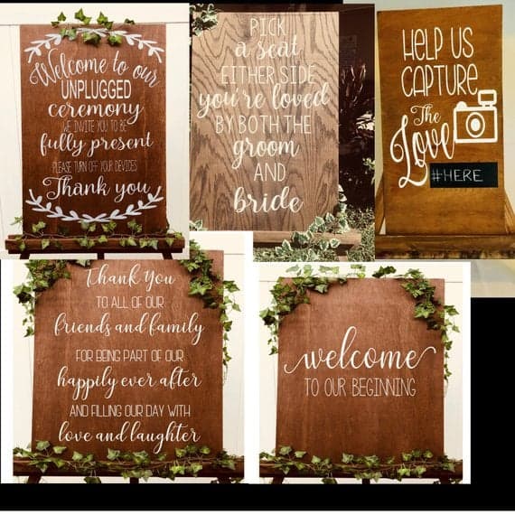 DIY wedding vinyl stickers – Sterling Laser Designs