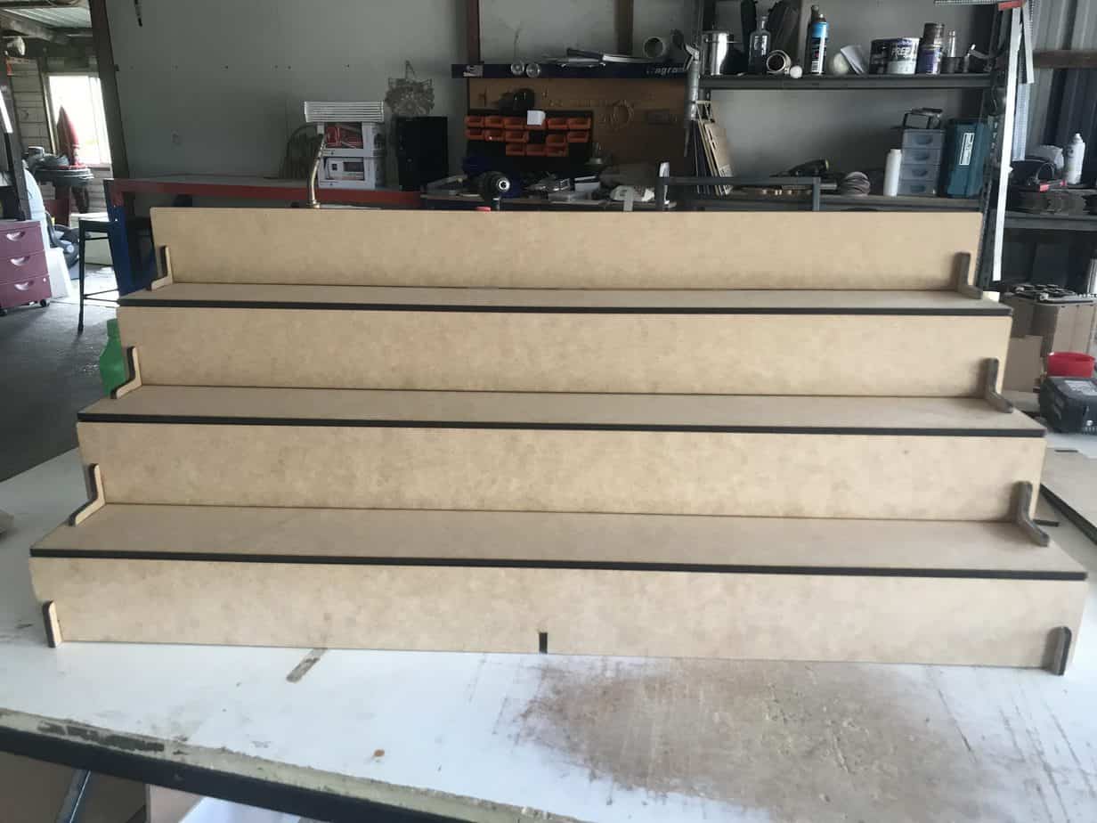 90cm wide Market stall stand shelf – Sterling Laser Designs