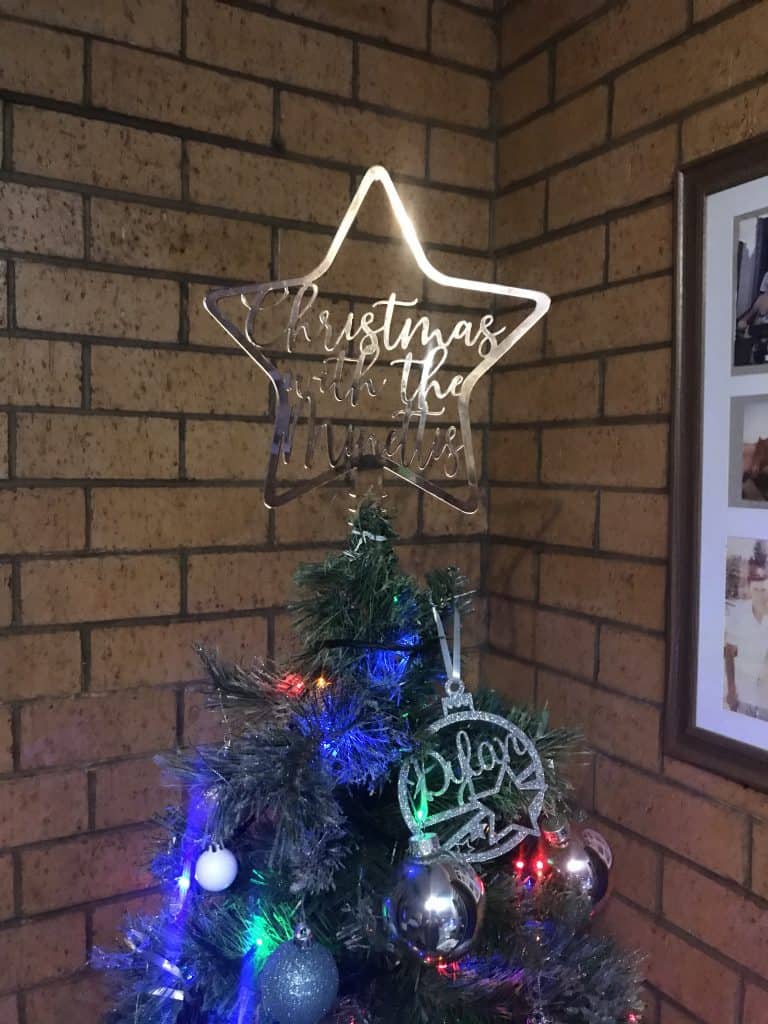 Personalised Christmas Tree Topper – Sterling Laser Designs