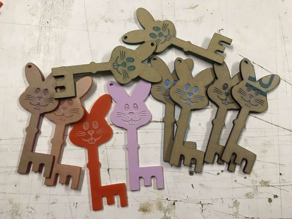 Easter bunny magic key – Sterling Laser Designs