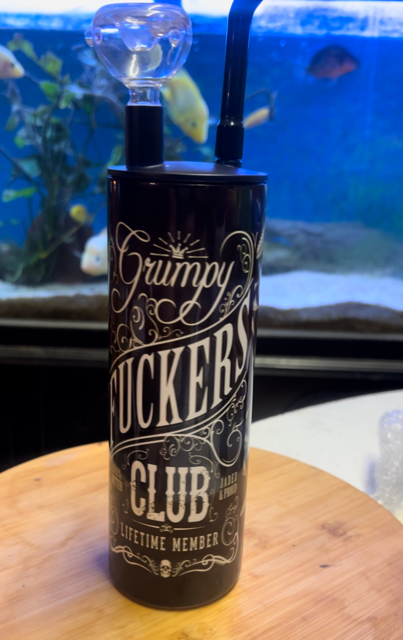 Grumpy fuckers club cold smoke tumbler – Sterling Laser Designs